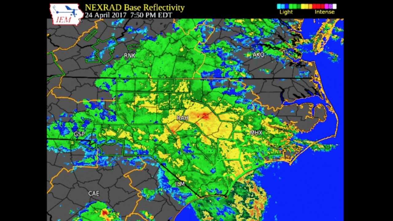 Radar Loop - April 23-25, 2017 - Flooding/Excessive Rainfall - YouTube