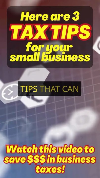 💰 3 Simple Tax Saving Tips for Small Business Owners! #money #tax # ...