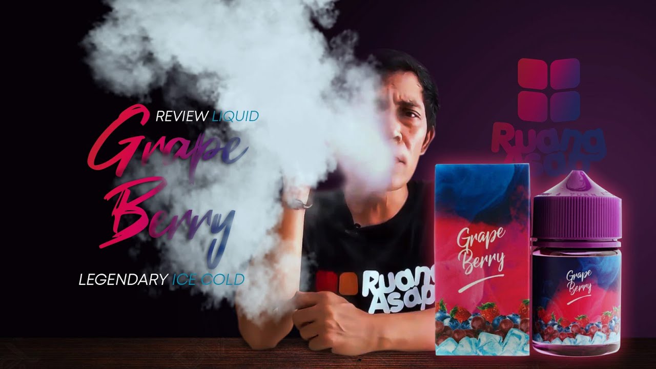 REVIEW LIQUID GRAPE BERRY LEGENDARY ICE COLD BY RUANG ASAP - YouTube