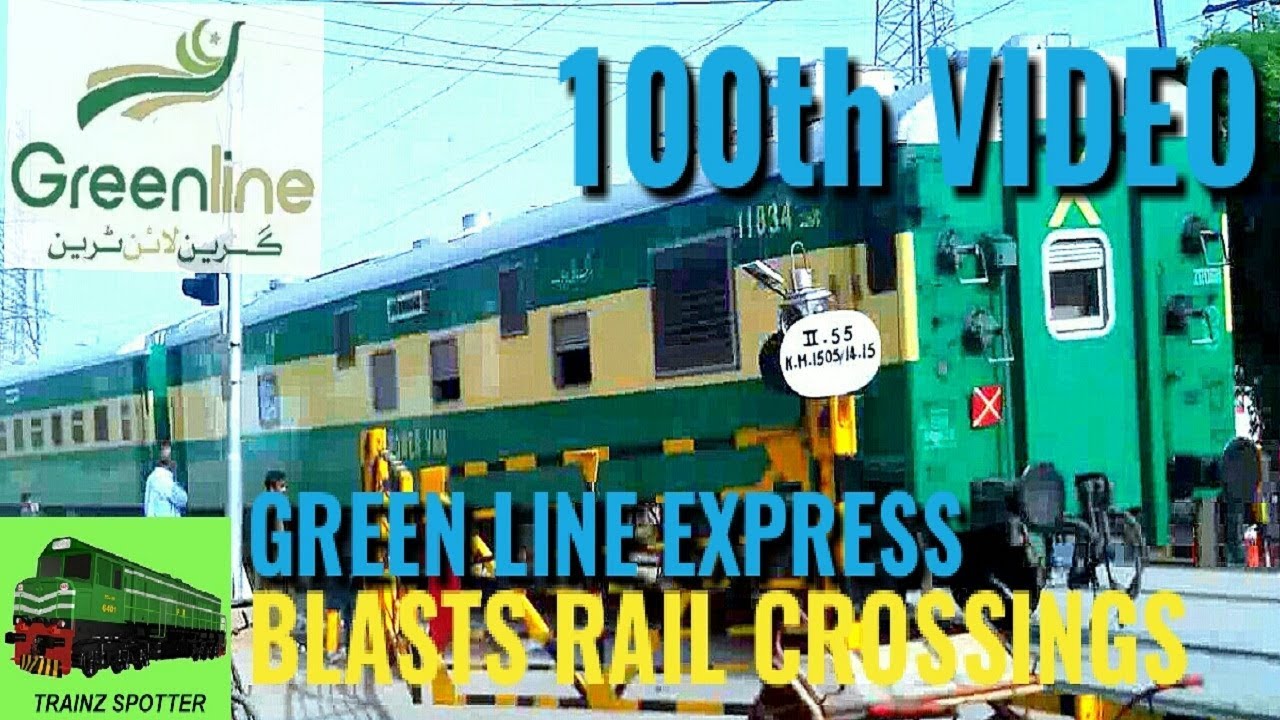 100th Video || Green Line Express Blasts Rail Crossings || Pakistan ...