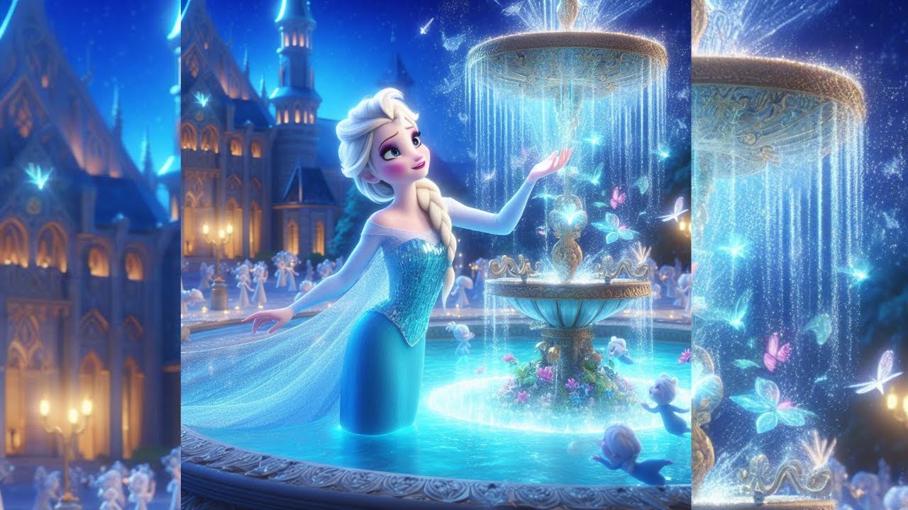 Elsa and the Fountain of Wishes - YouTube