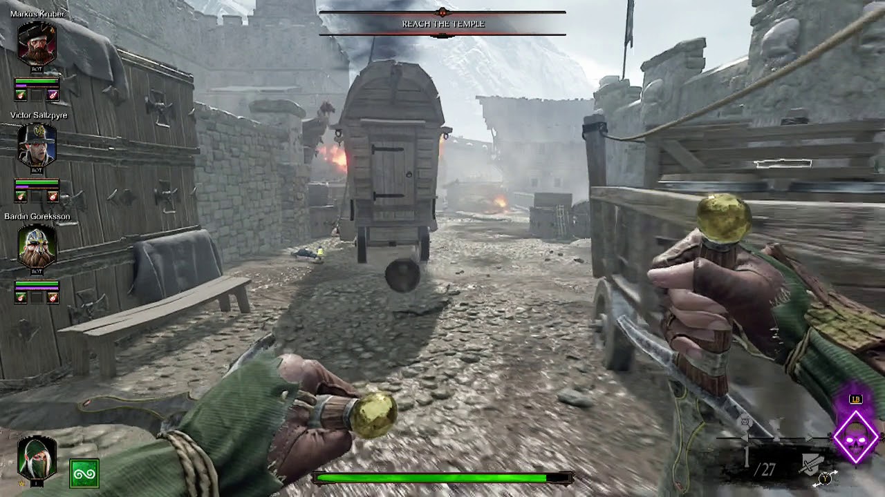 Warhammer Vermintide 2 Waystalker Reach Temple Defeat Spawn of Chaos ...