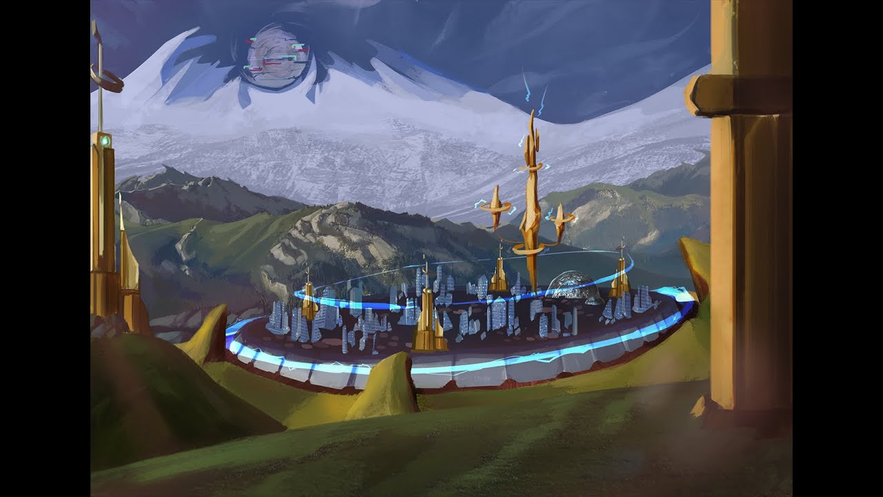 Environment Photobashing - Digital Painting - YouTube