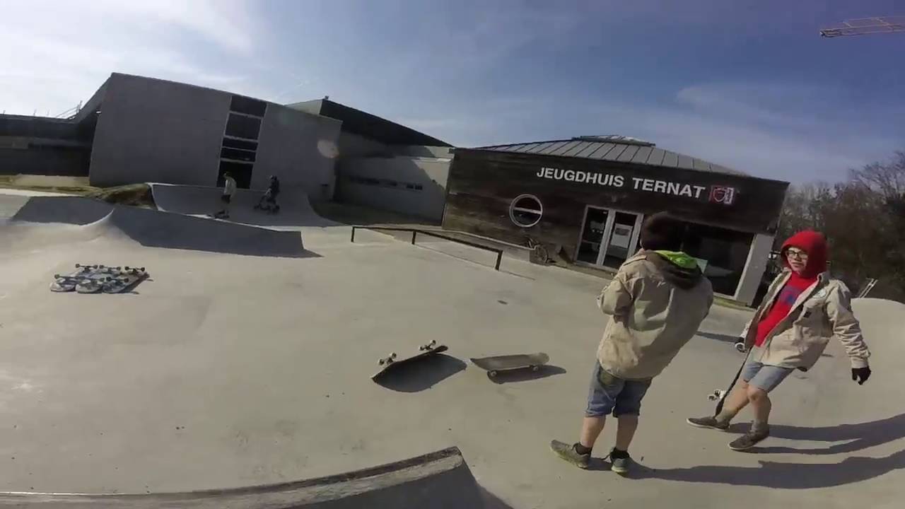 skaten met de scouts in ternat - YouTube
