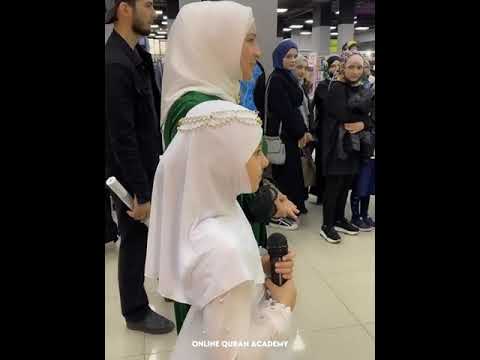 Arabic Girl Hadidja Best Arabic Naat In Public|| ❤️ Touching Voice