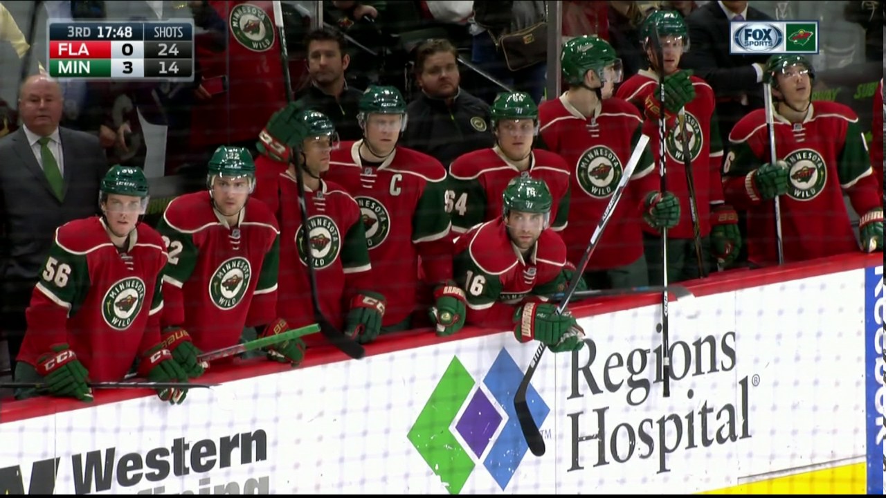 Florida Panthers vs. Minnesota Wild - Fight !!! - YouTube