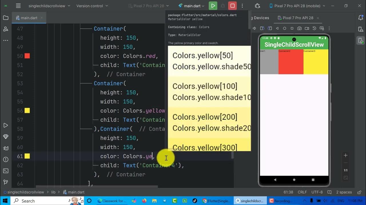 #SingleChildScrollView# - YouTube