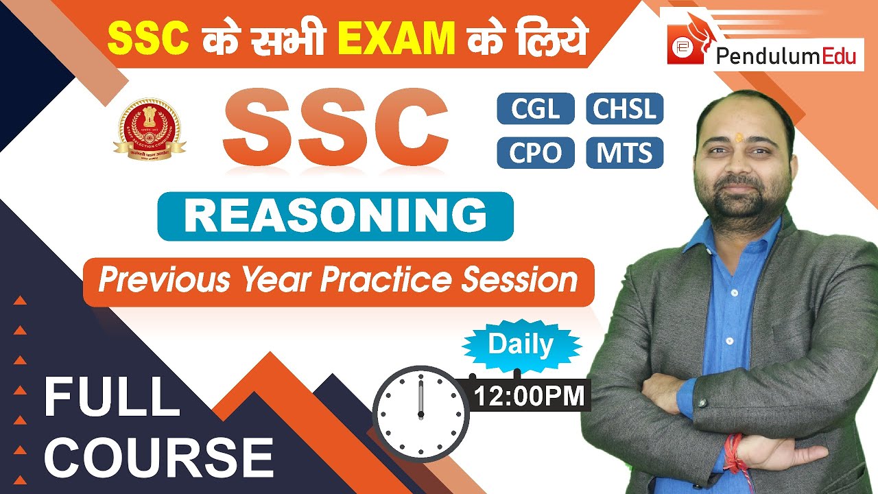 Reasoning Previous Year Practice Session Class 7 for SSC | Reasoning ...