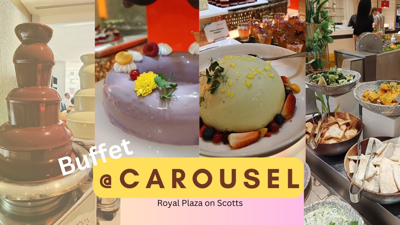 Eat till you drop here..... @Carousel Royal Plaza on Scotts - YouTube