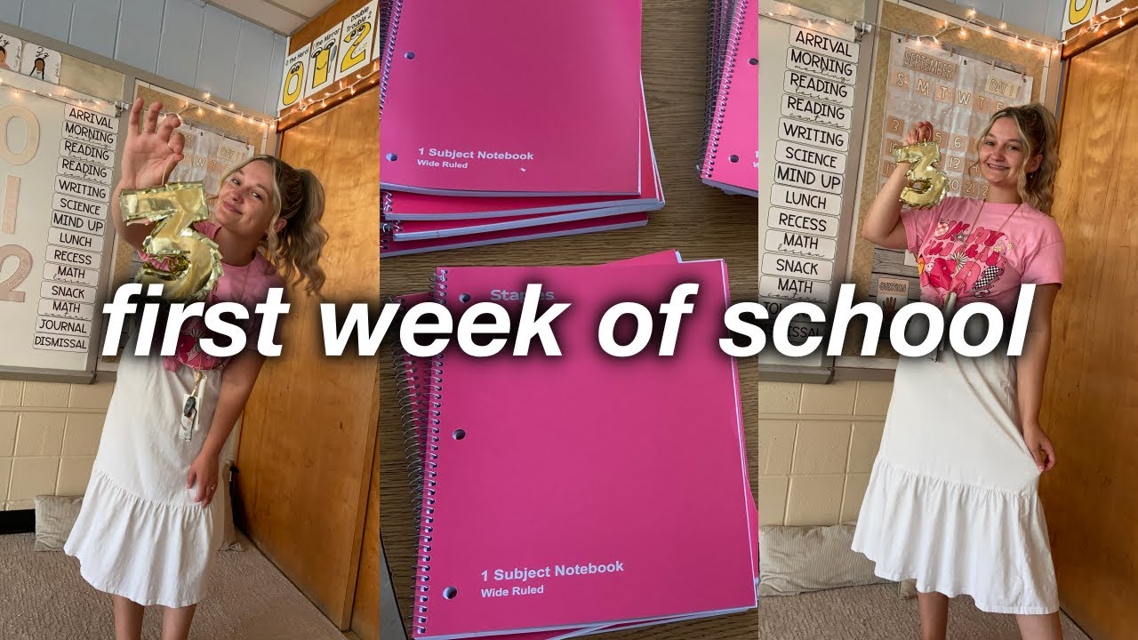 TEACHER VLOG | first week of 3rd grade, book tasting, classroom ...