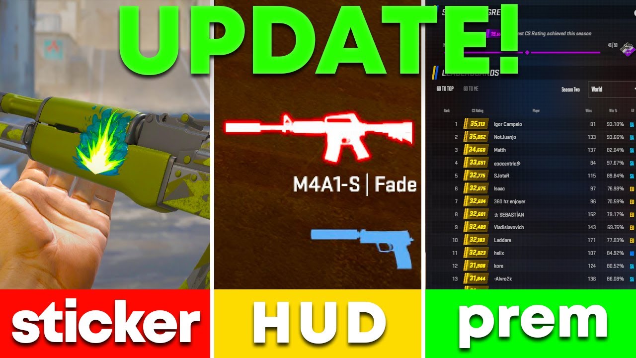 VALVE FIXED STICKERS AND MORE! (NEW CS2 UPDATE) - YouTube