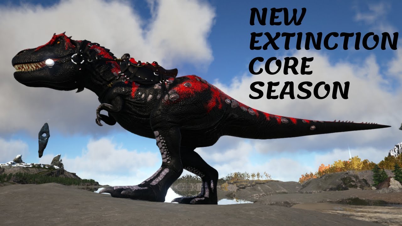 AWESOME 580 ALPHA REX TAME ARK EXTINCTION CORE - YouTube