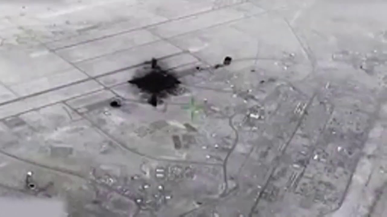 Footage released showing missile attack on U.S. troops - YouTube