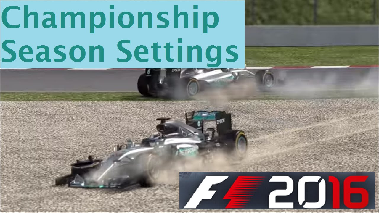 DAY ONE F1 2016 GAMEPLAY! |CHAMPIONSHIP SEASON SETTINGS | PS4, Xbox One ...