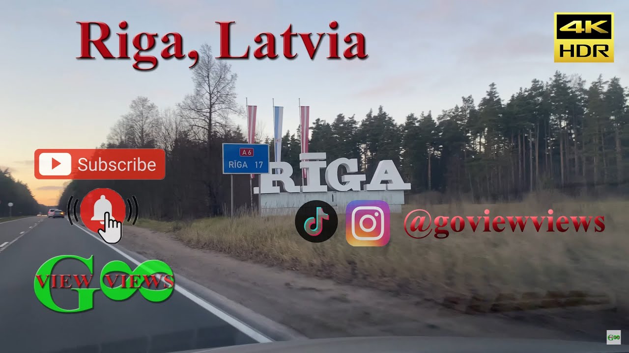 Driving Tour Riga Latvia Autumn Life Hiking Vidzeme EU Europe Baltics ...