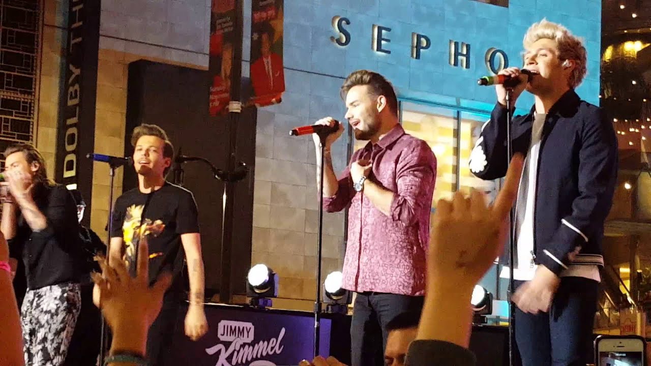 One Direction Love You Goodbye Live At JimmyKimmel - YouTube