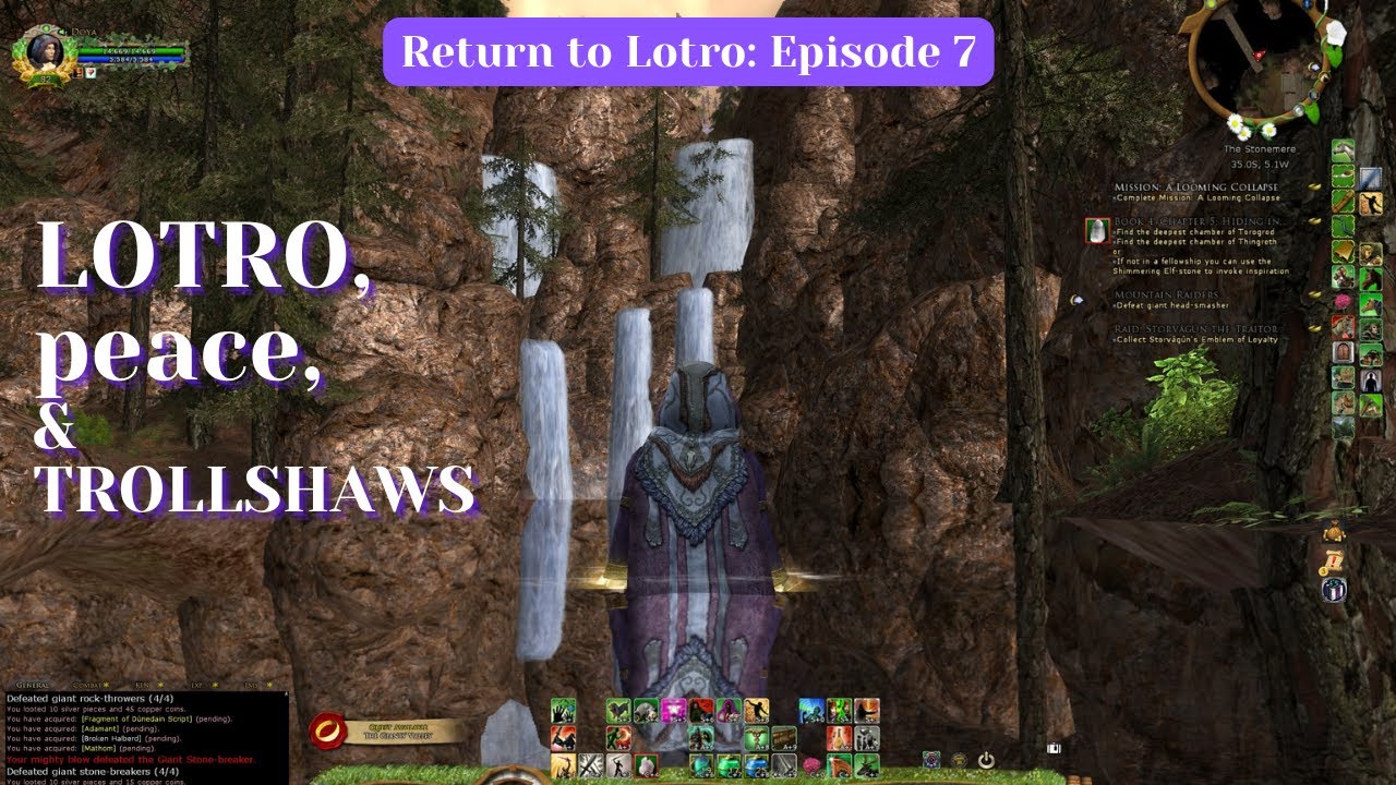 Return to LOTRO: Episode 7 - Trollshaws - YouTube