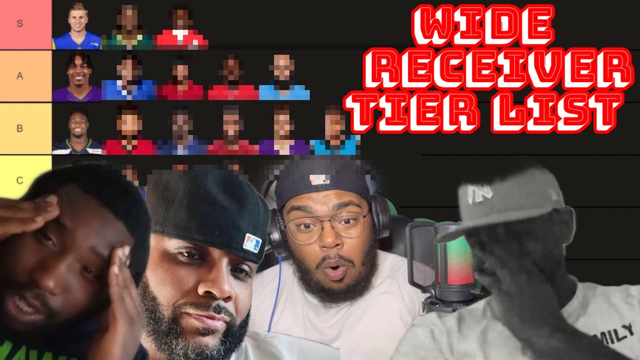 NFL WIDE RECEIVER TIER LIST [Part 1] - YouTube