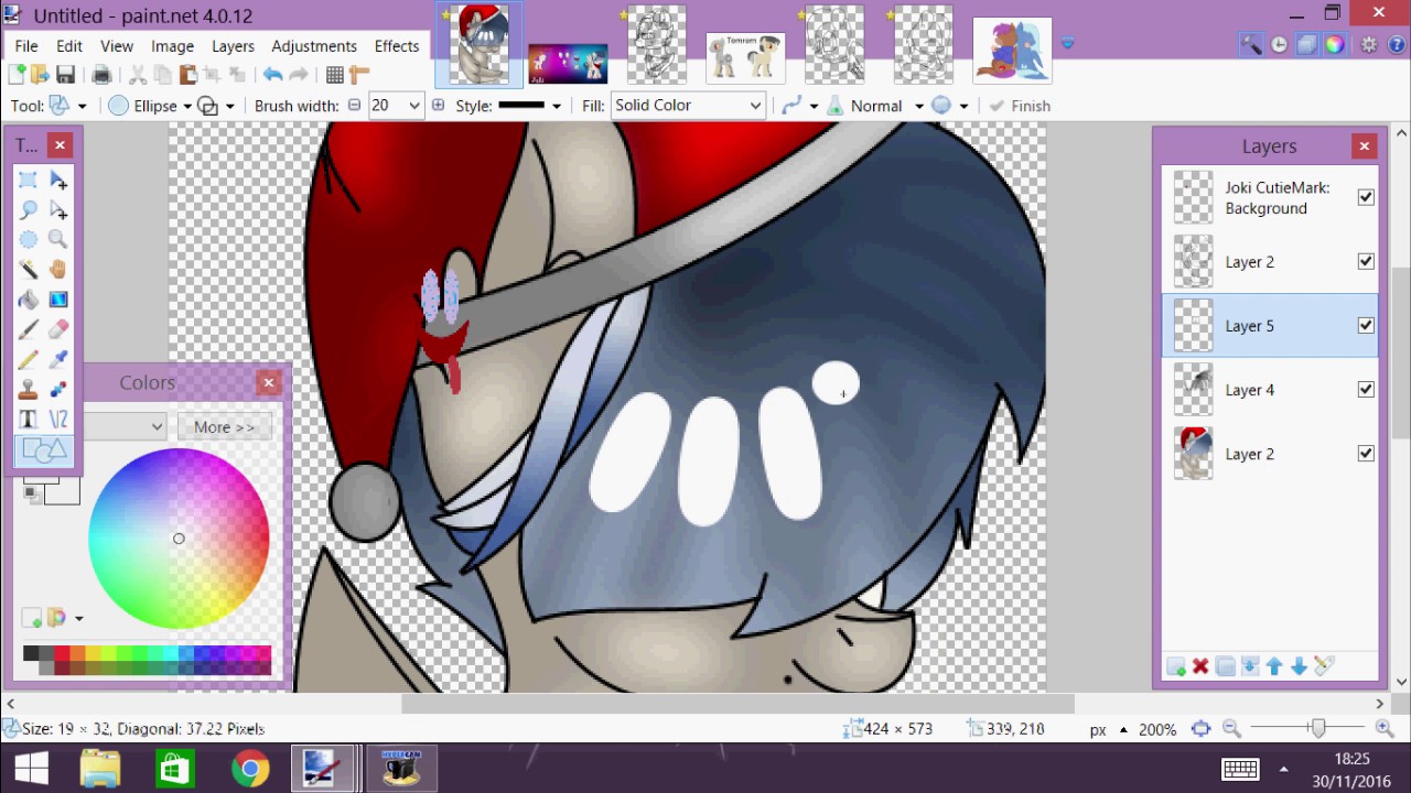 Merry Christmas! (MLP OC speedpaint) - YouTube