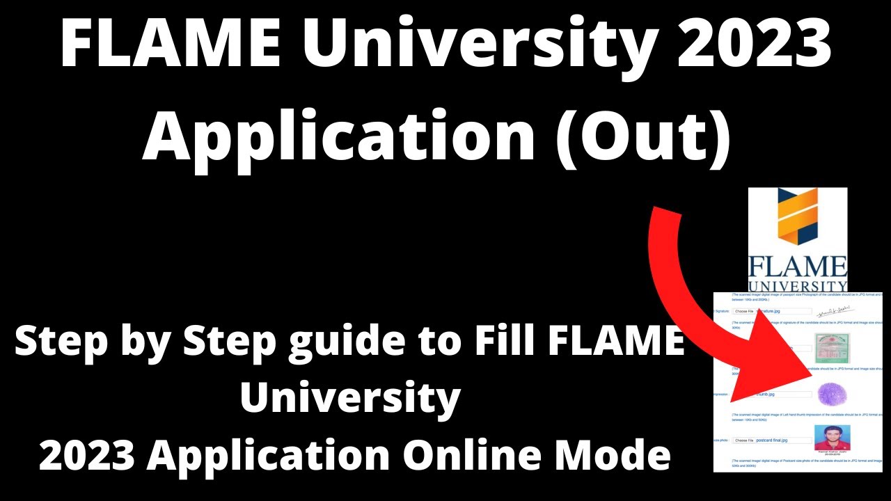 FLAME University Admission 2023 Application (Started)- How to Fill ...
