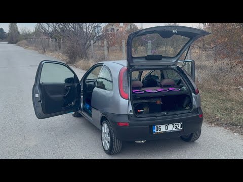 Corsa C Ses Sistemi 9” Android| JBL 1000 BASS Jameson 5 Kanal 5000W Amfi | 4Lü Pioneer 450W| RGB Led