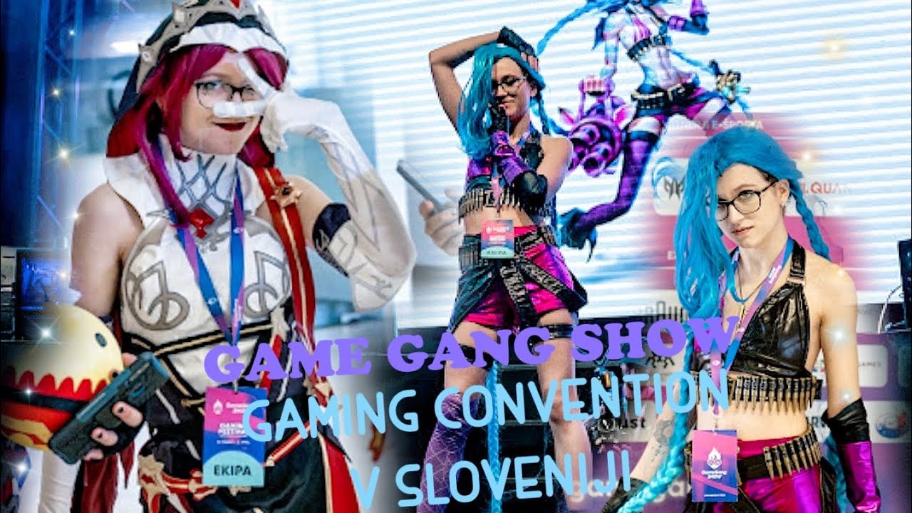 [ENG SUB] GAME GANG SHOW |Vlog #5|3 dni zabave in cosplaya!| Največji ...
