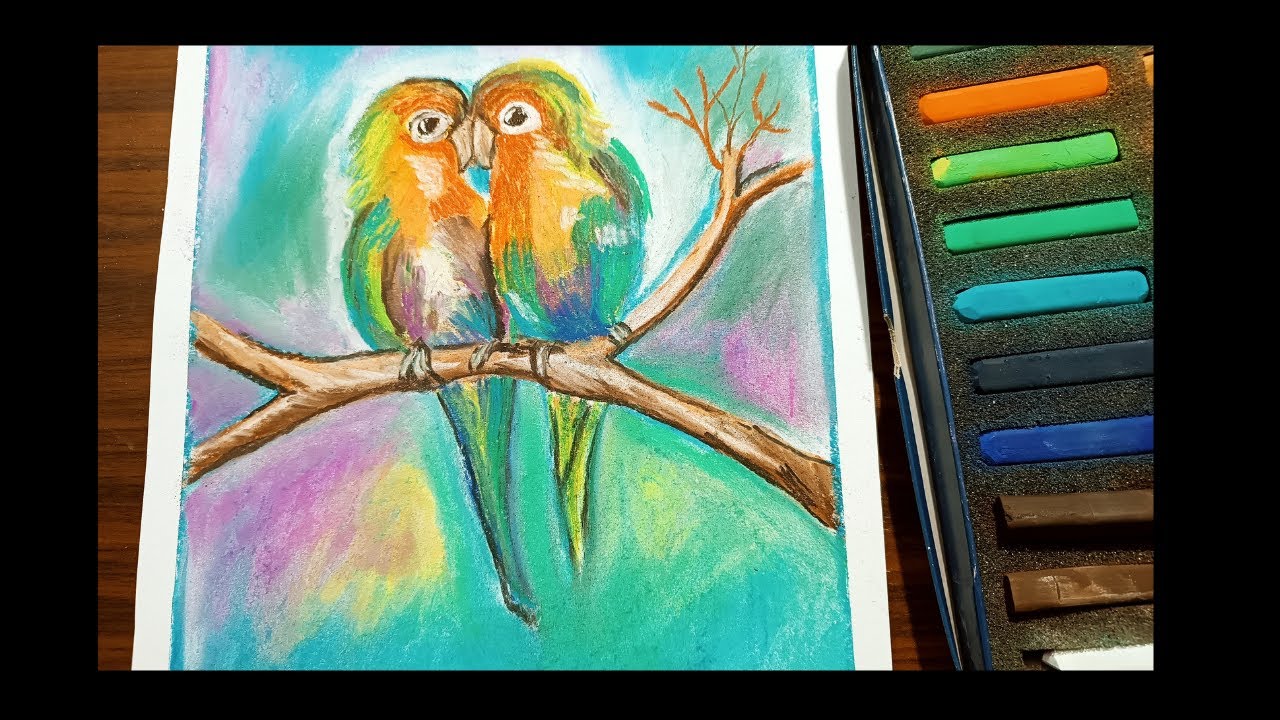 Pastel Drawing for Beginners | Step by step Drawing Tutorial for ...