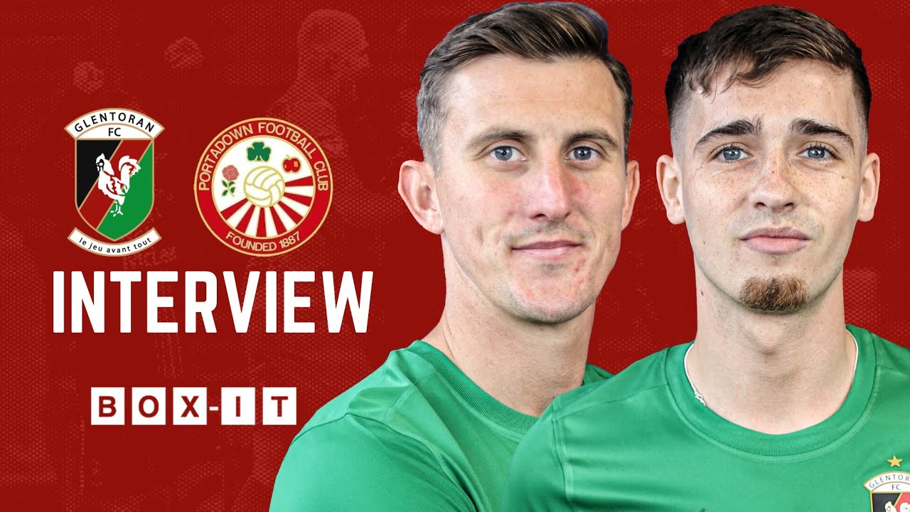 Interview | Marcus Kane & Jay Donnelly - Post Match Portadown [5-1] - YouTube