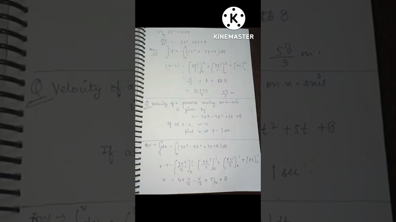 Notes of Integration basic mathematics || physics || - YouTube