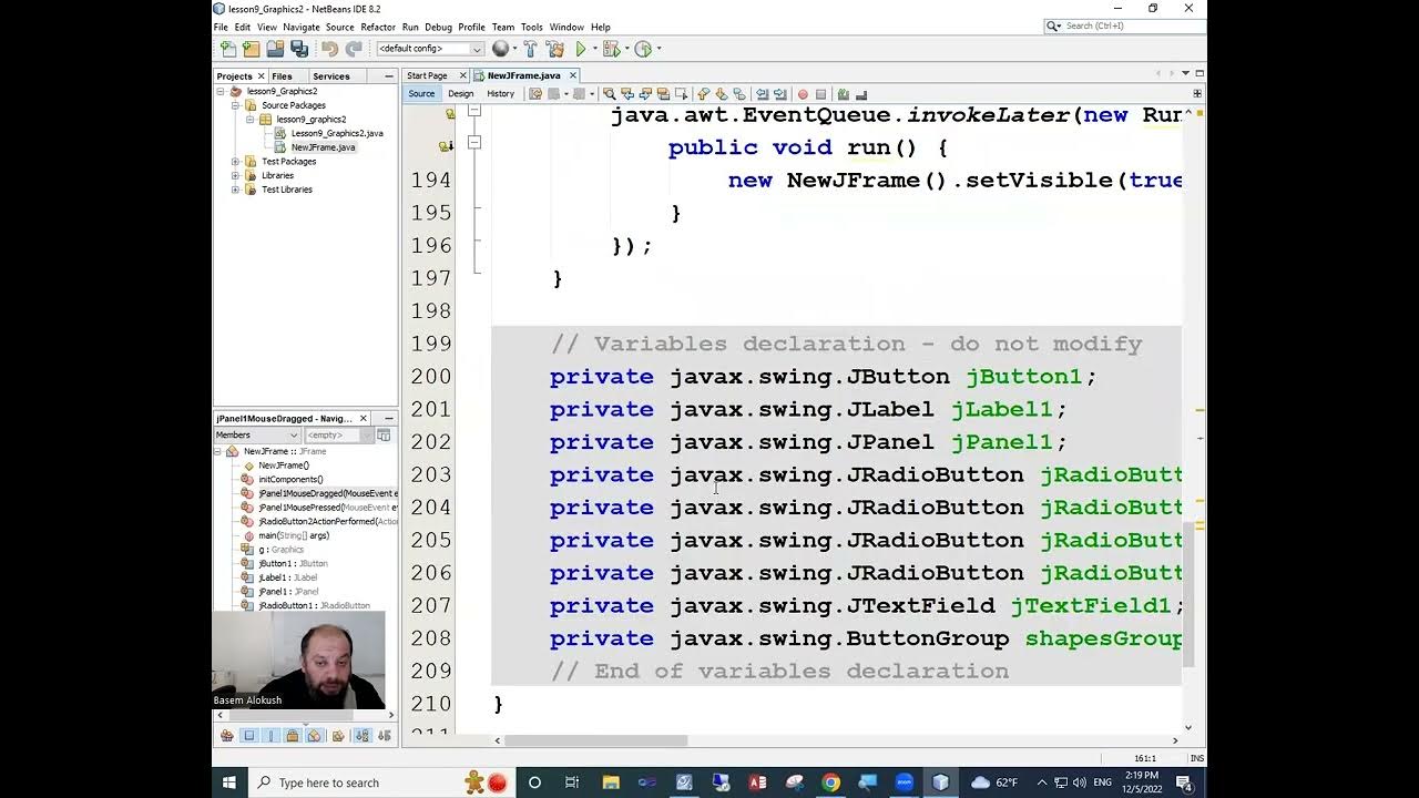 Lesson11_Visual_Programming_Graphics class and mouse Events _sec4 - YouTube