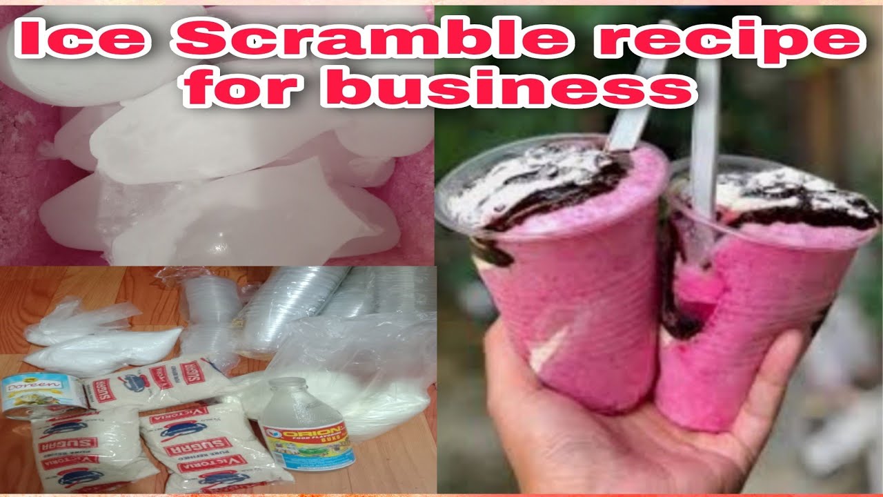 Ice Scramble Recipe for business, Paano simulan?@rmptv6321 - YouTube