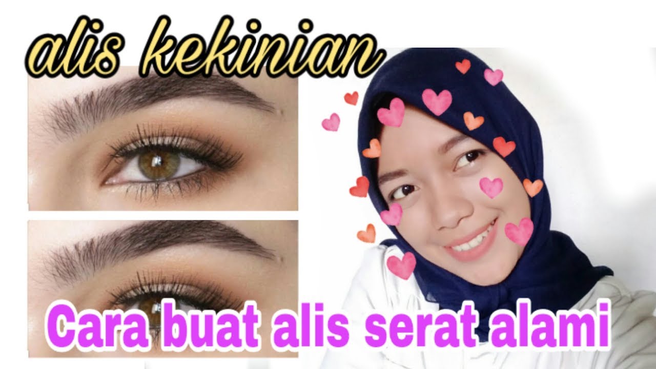 Cara Mudah bikin alis serat | jabrik kekinian | tary wahyuningsih - YouTube