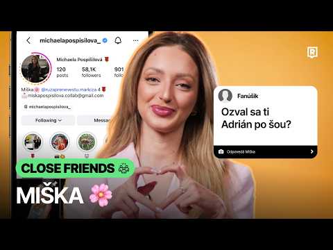 Páči sa jej prezývka “Miška kvetinka”? 🌸 (CLOSE FRIENDS)