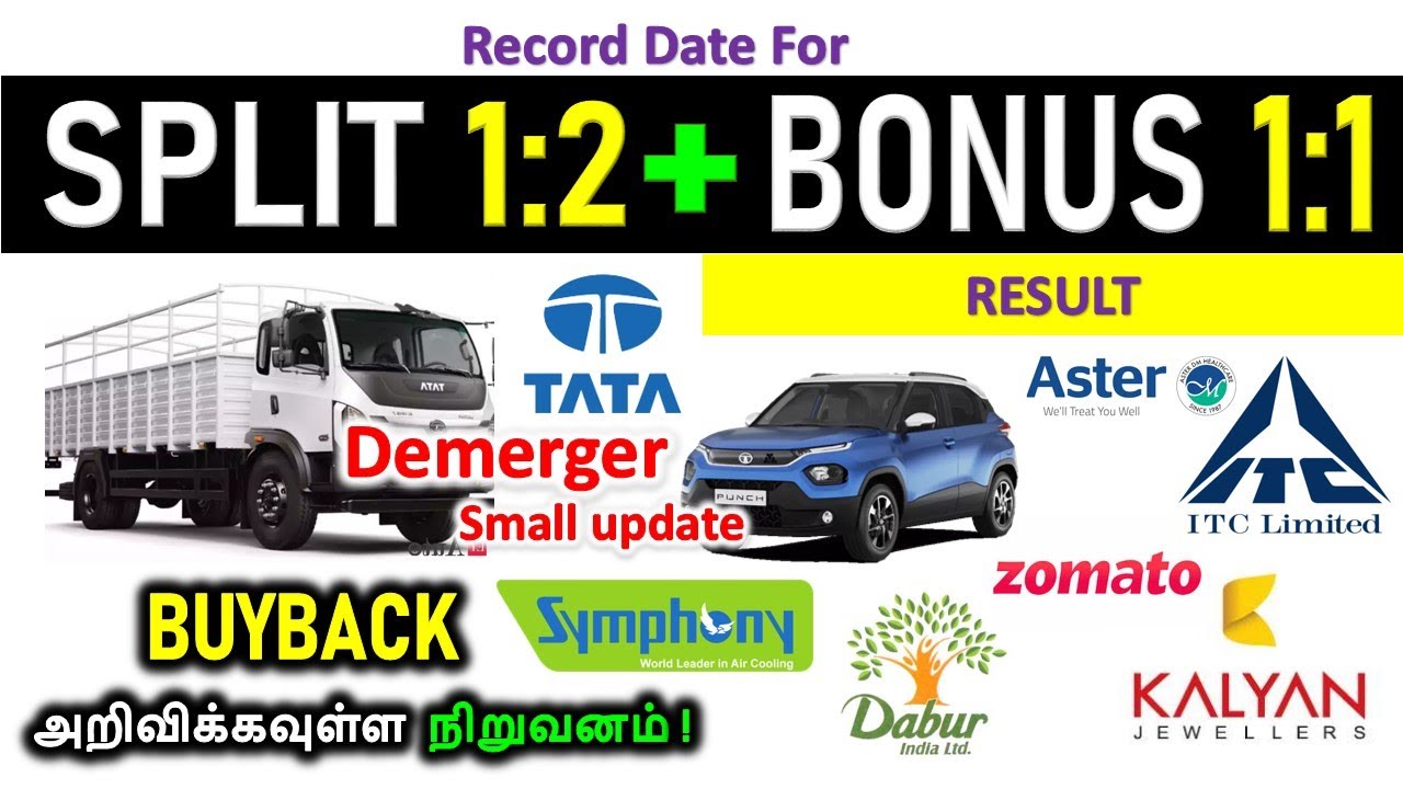 TATA MOTOR RESULT, ITC LTD, DABUR, EMAMI RESULT, IRCTC DIVIDEND ...