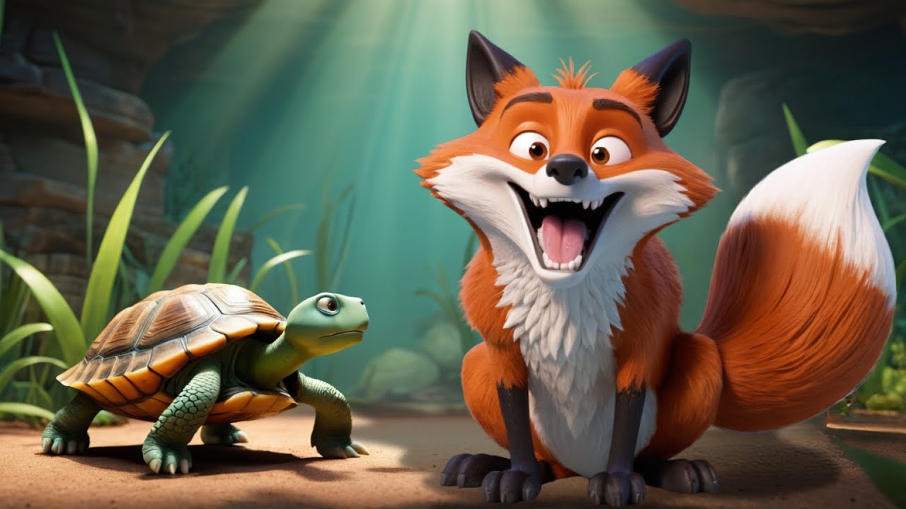 The Clever Turtle and the Foolish Fox | Bedtime Stories for Kids | Animated Fairy Tales - YouTube