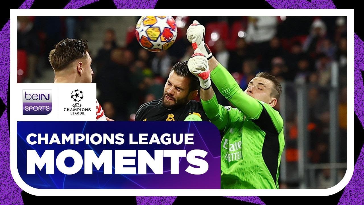 ALL 9 of Andriy Lunin's saves vs Leipzig! | UCL 23/24 Moments - YouTube