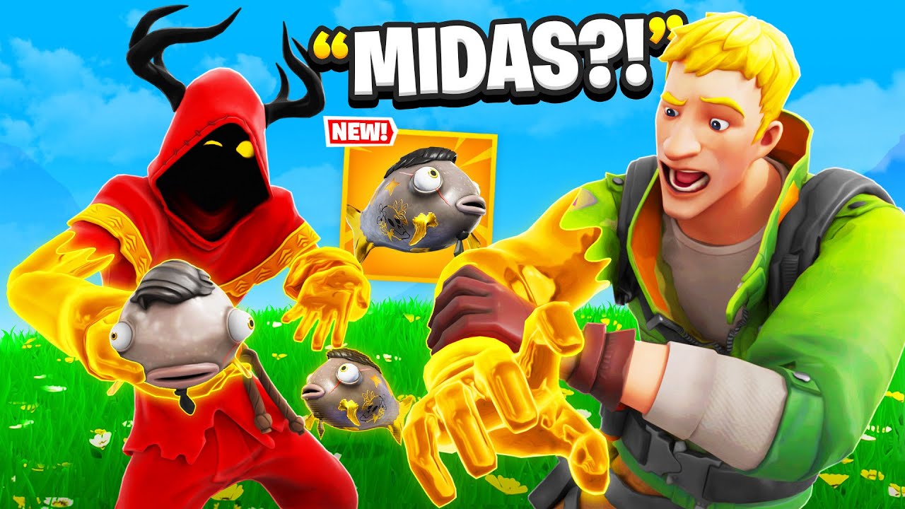 I Trolled Him With Midas Fish EARLY! - Fortnite - YouTube