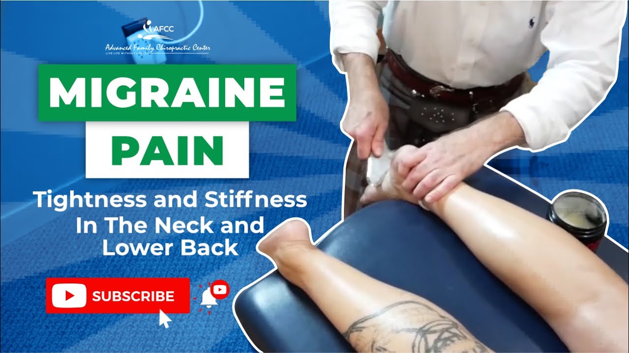 Migraine Pain, Tightness and Stiffness In The Neck And Lower Back - YouTube