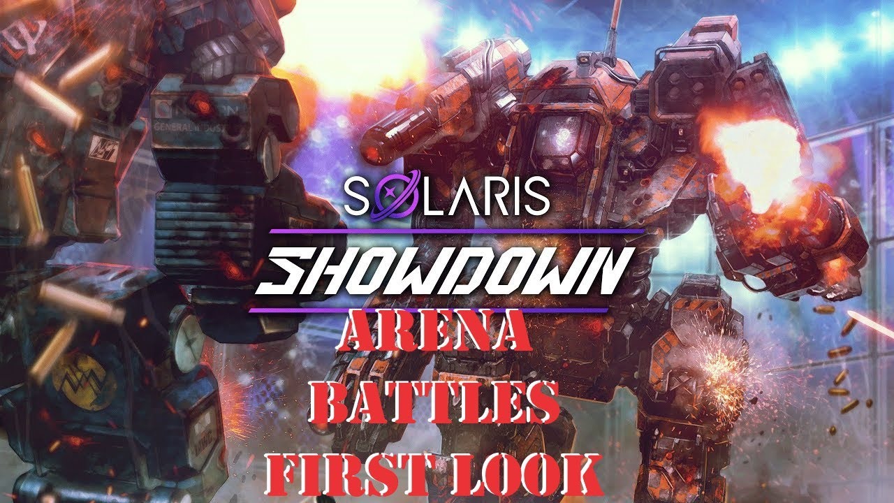 Arena Matches First Look! MechWarrior: Mercenaries - Solaris Showdown ...