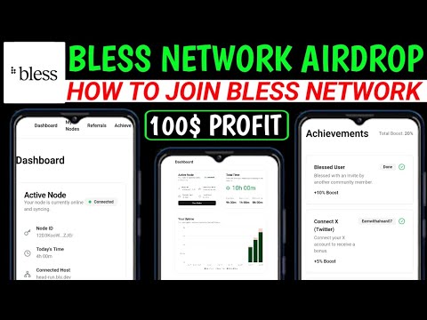 Bless network airdrop | How to join bless airdrop | bless network - YouTube