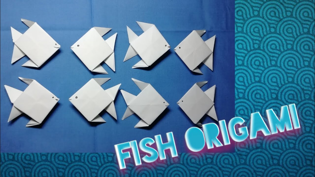 How to make a fish origami - YouTube
