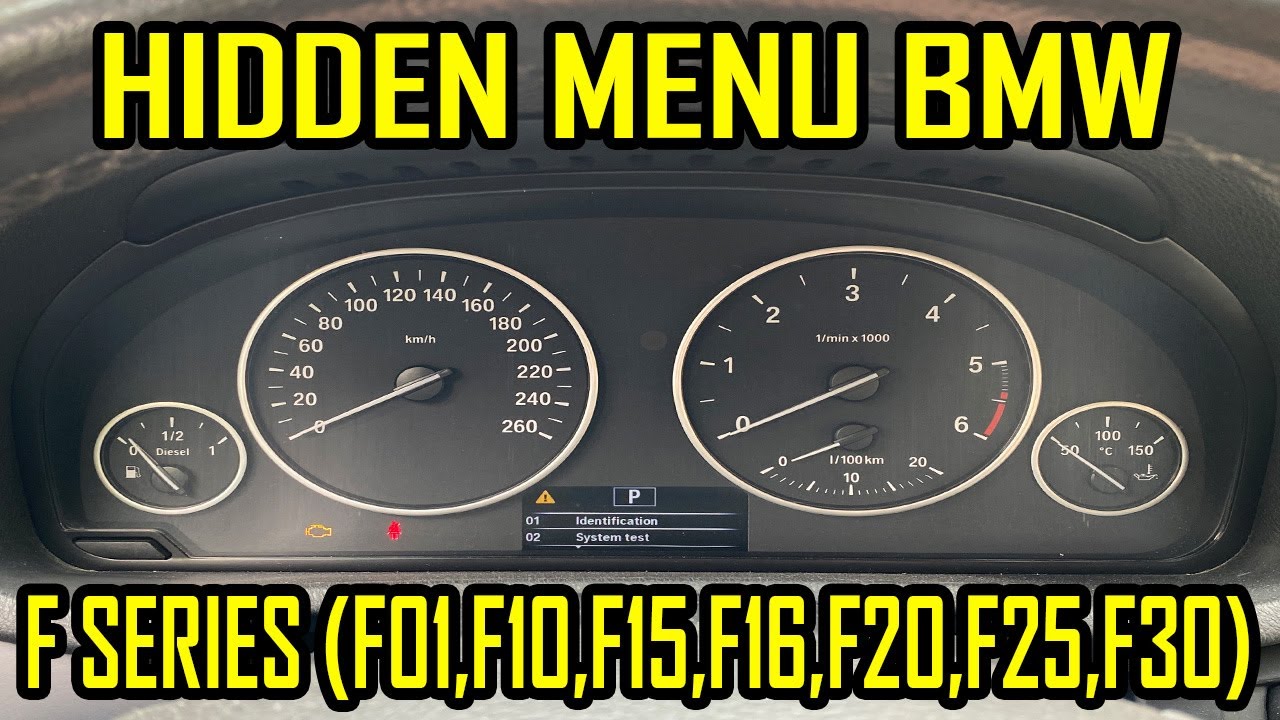 Hidden Menu BMW F Series ( F01 F06 F10 F11 F15 F16 F20 F22 F25 F30 F31 ...