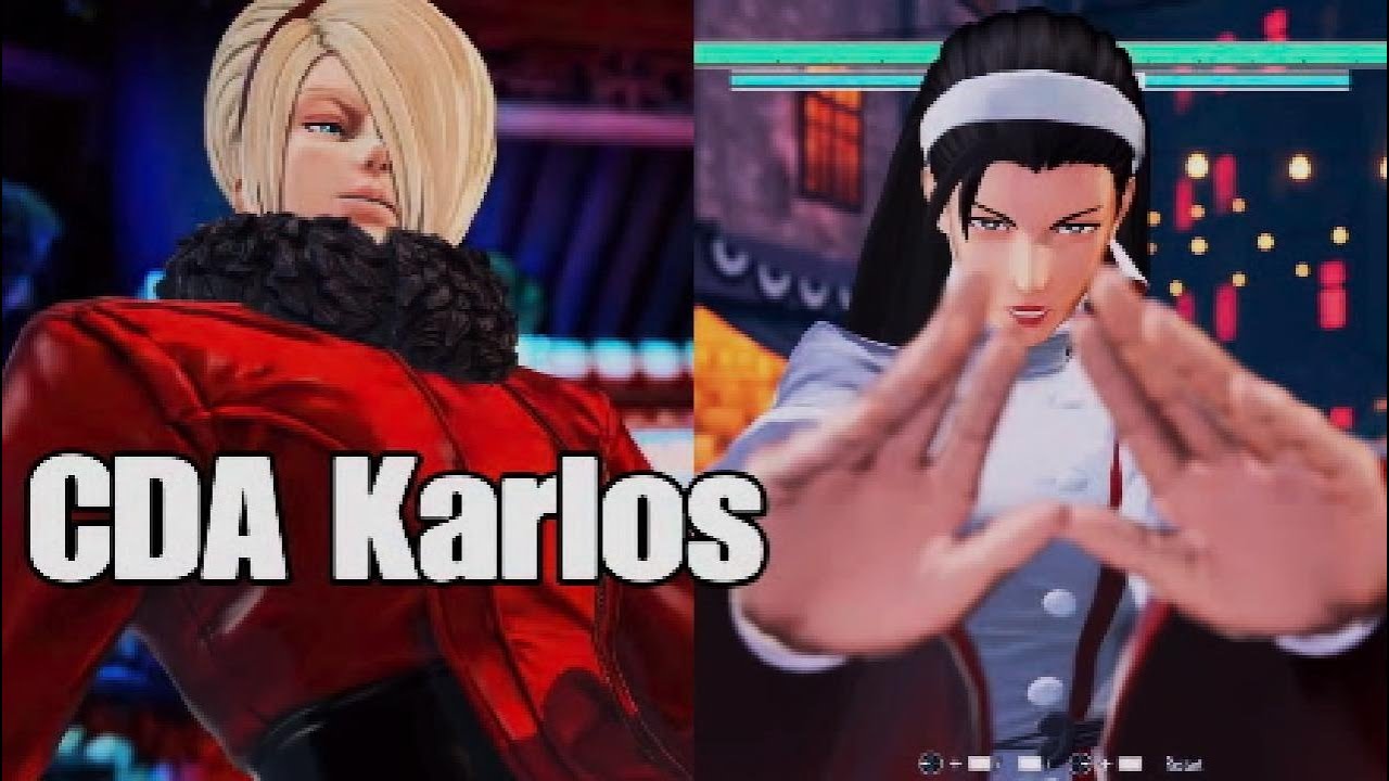 The King of Fighters XV CDA Karlos (Chizuru Ash Shermie) Vs Urameshi ...