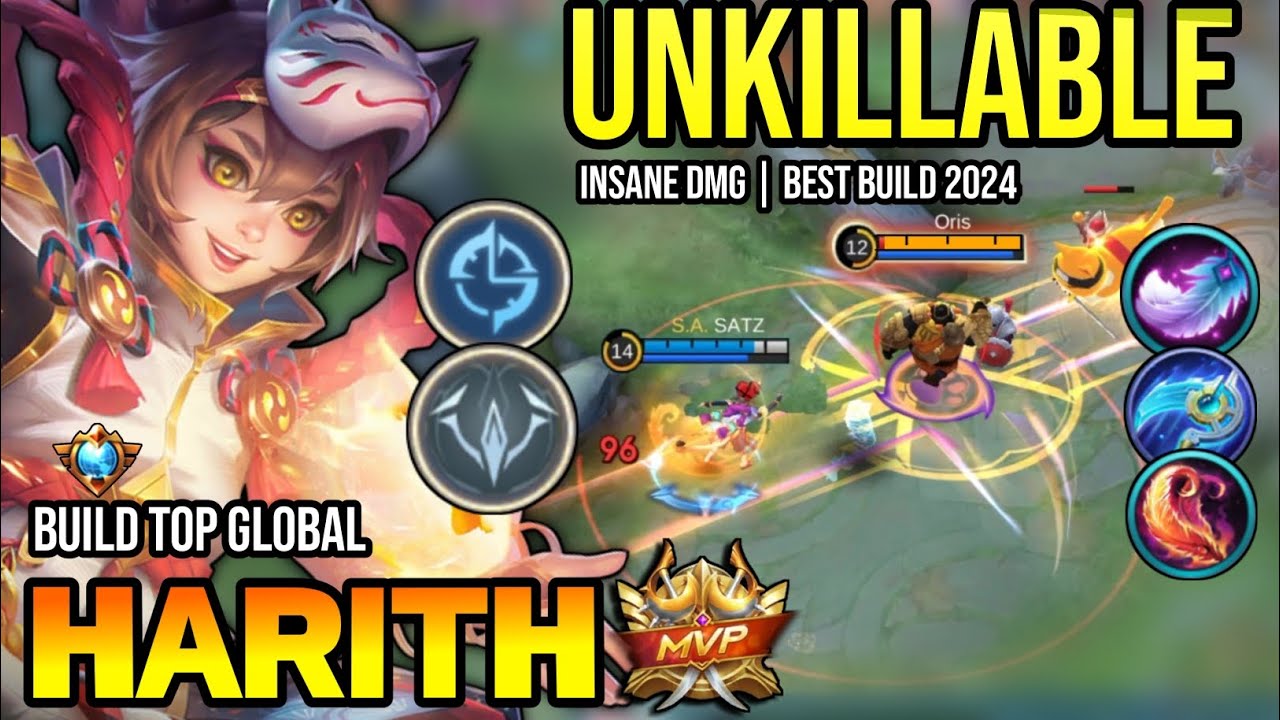 HARITH BEST BUILD 2024 | BUILD TOP GLOBAL HARITH GAMEPLAY | MOBILE ...