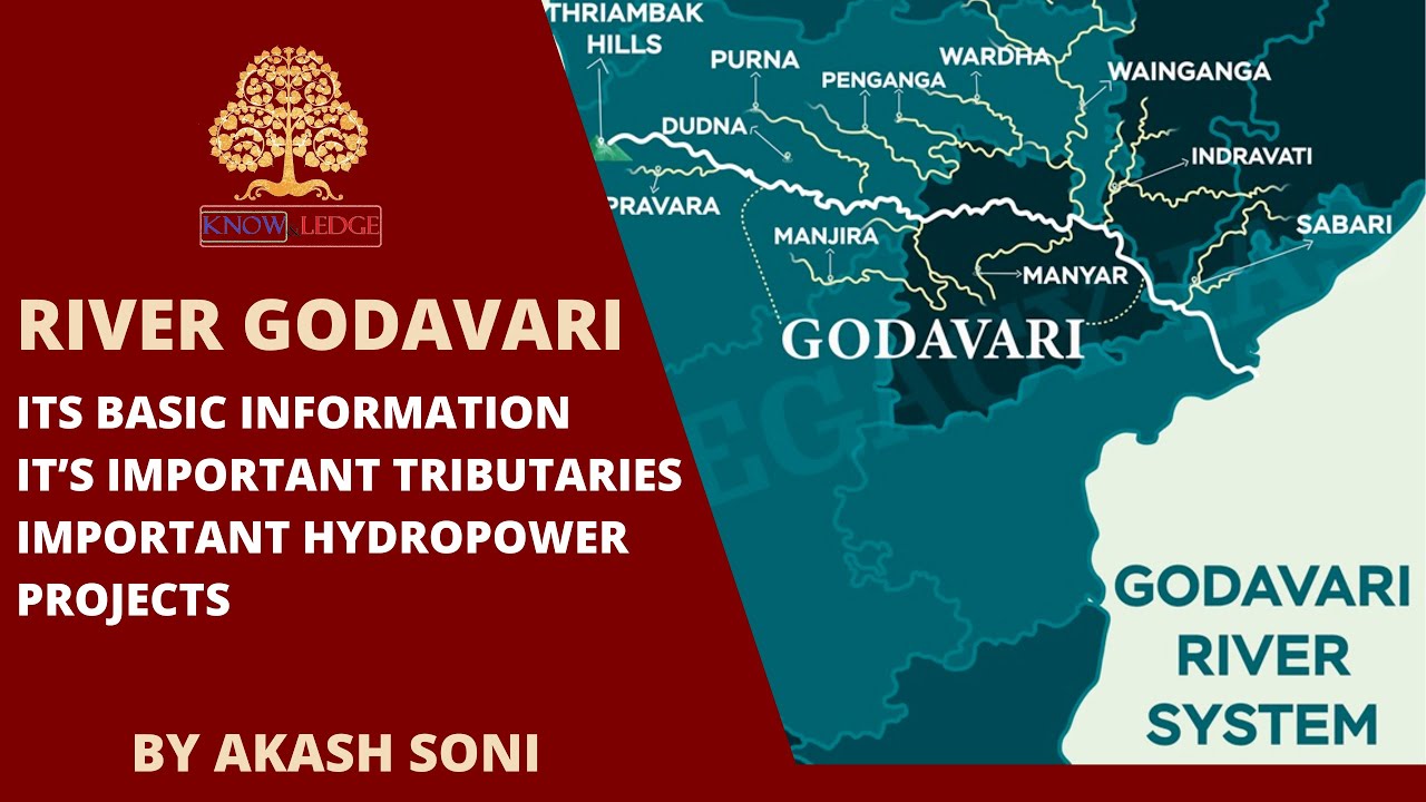 Drainage System - Godavari River & Its Tributaries, Important Dams ...