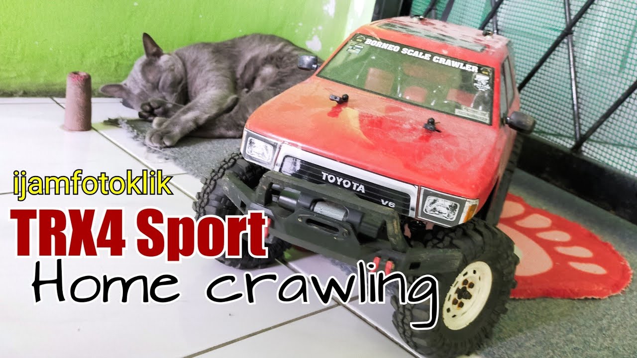 Playtime: TRX4 Sport 4Runner Home Crawling - ijamfotoklik - YouTube