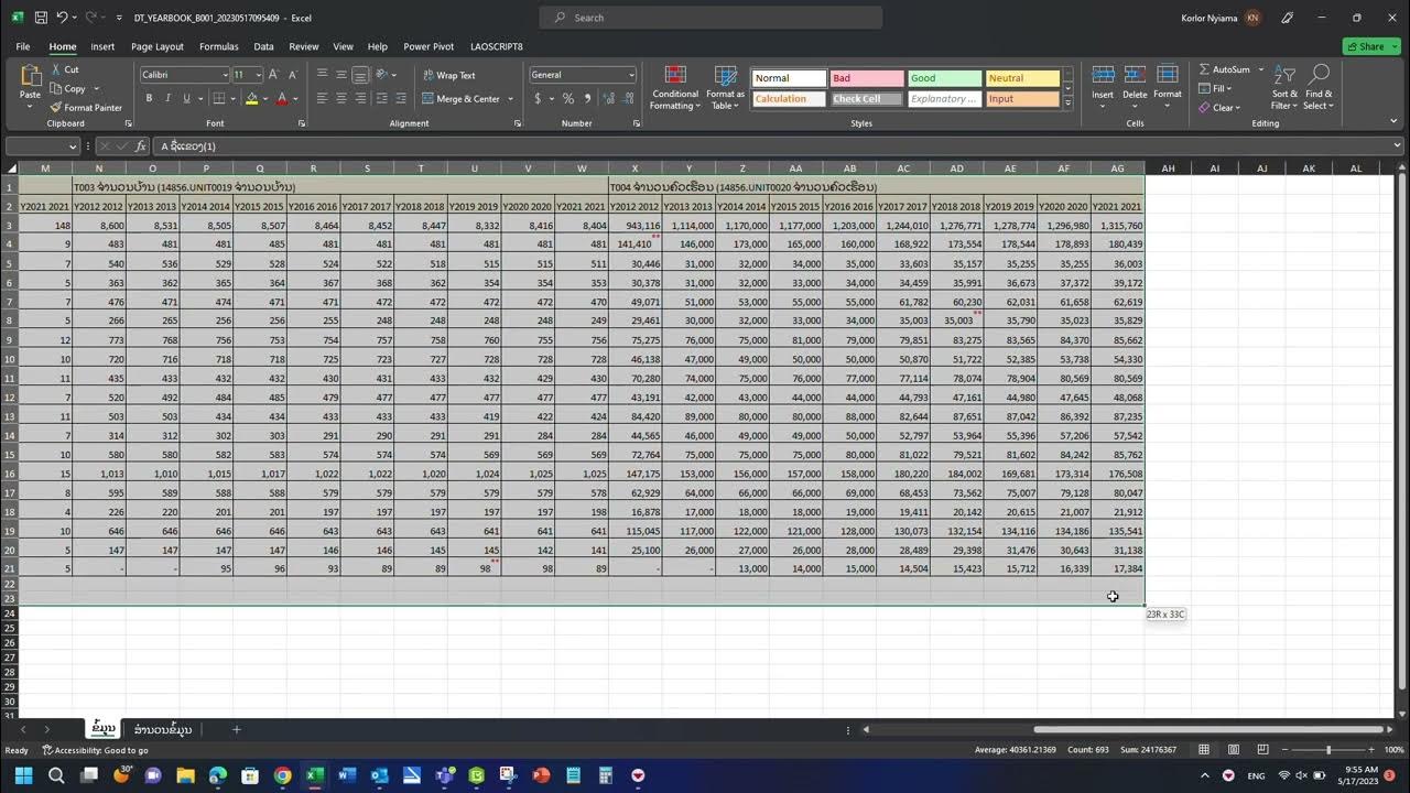 Creating Pivot table in excel - YouTube