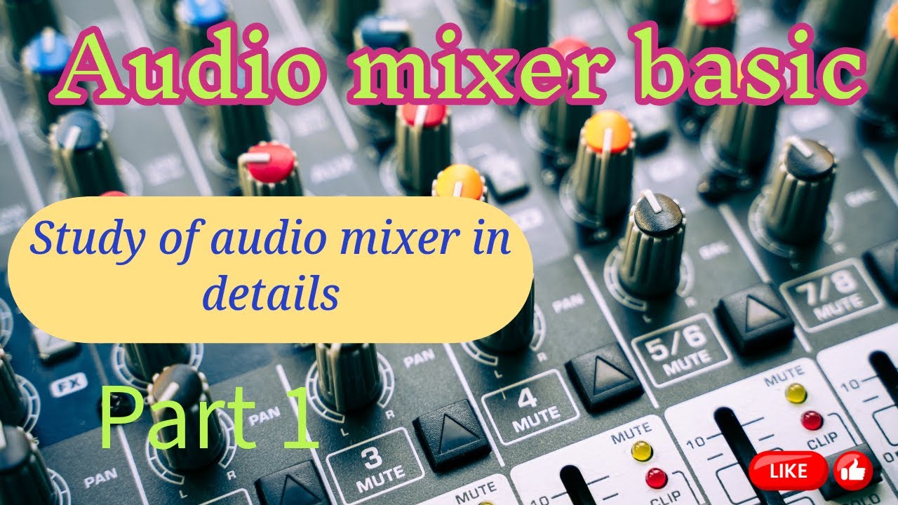 Audio mixer basic - YouTube