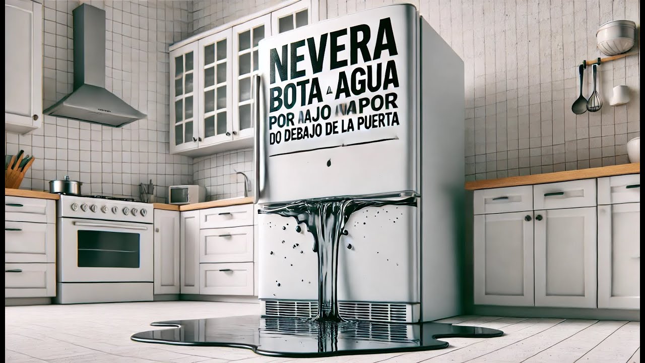 Nevera bota agua bajo la puerta. Causa y solución al problema.- Fridge ...