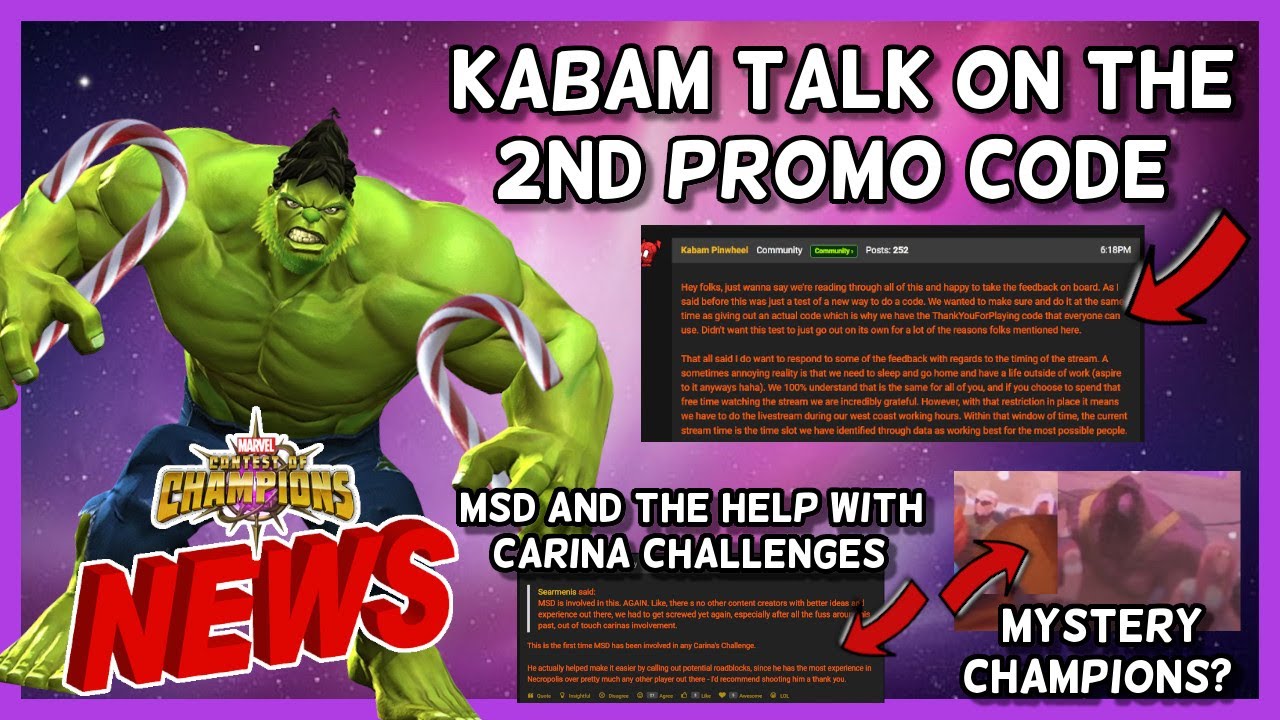 Kabam Expand On the Twitch Drops + 2nd Promo Code Situation | Mystery ...